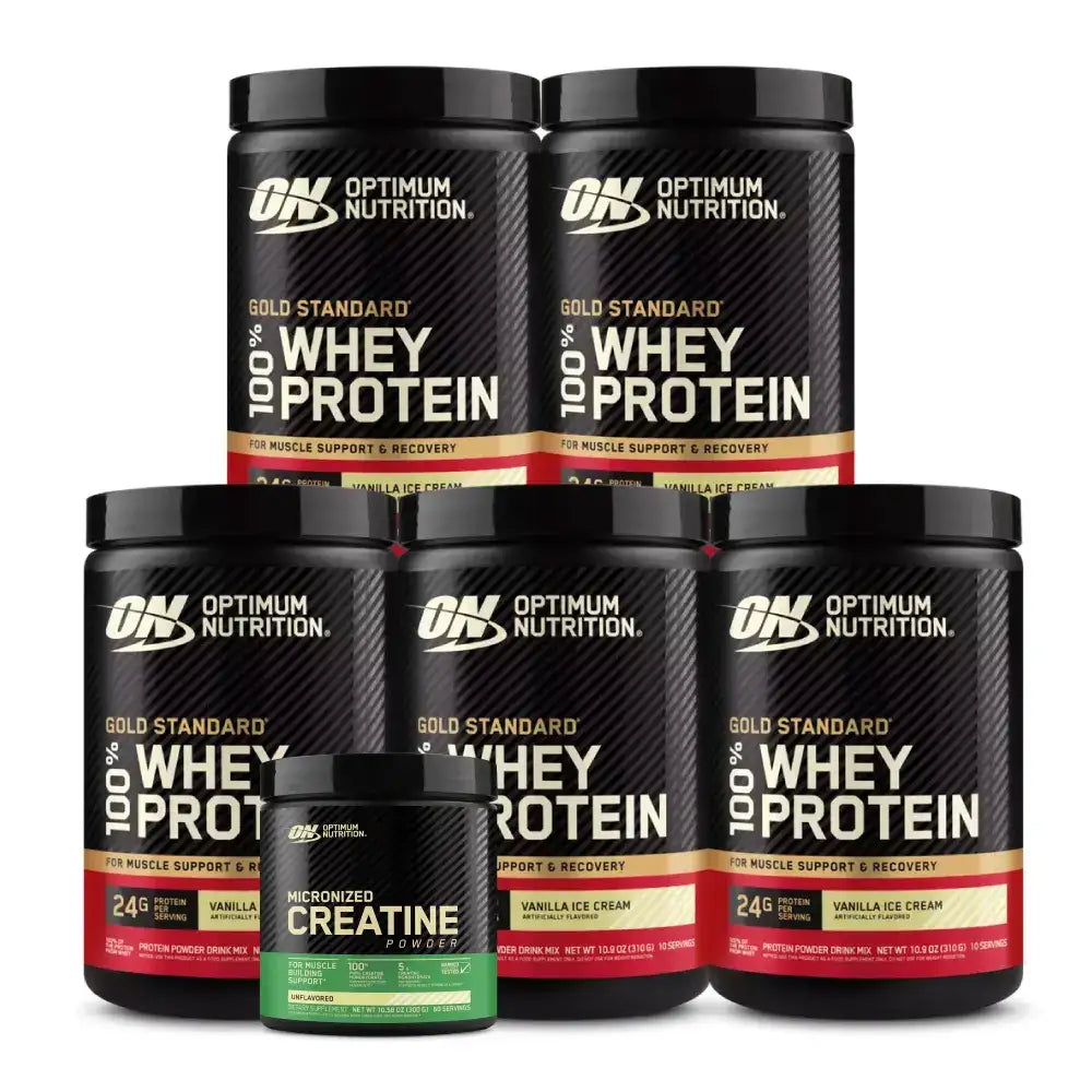 5 und Gold Standard 10 Serv + Creatine Optimum 60 Serv – Zona FIT