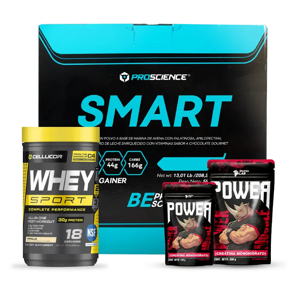Smart Proscience 13 LB + Whey Sport 18 Serv + Creatina Power 500 g y 1 ...