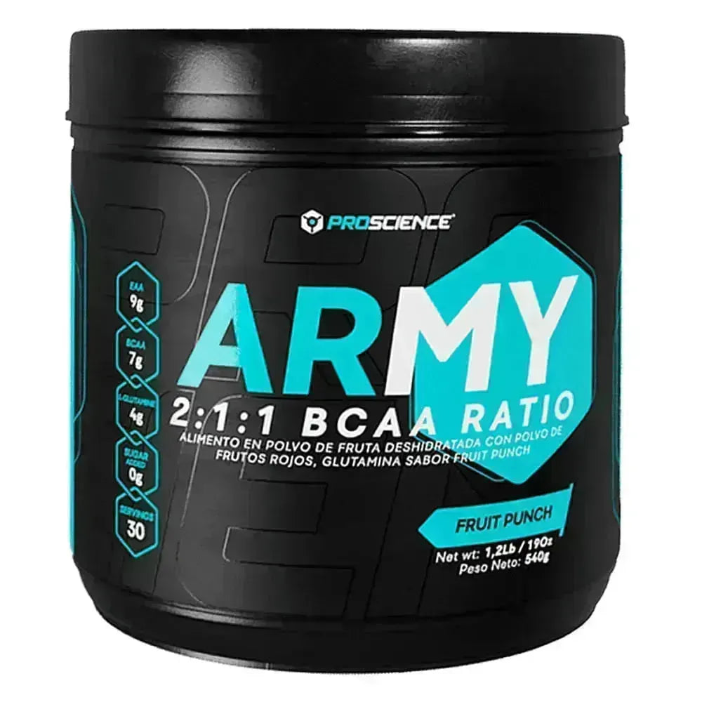 Army BCAA Proscience - Aminoácidos rendimiento óptimo – Zona FIT