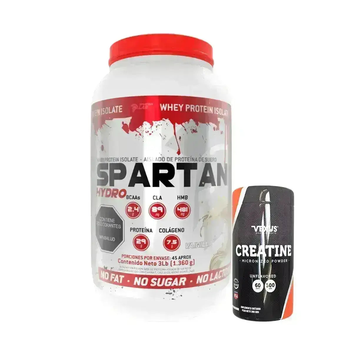 Spartan Hydro 3 lb + Creatine 300 gr – Zona FIT